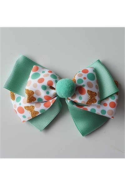 EKS Ticaret Çocuk Mint Turuncu Mint Ponpon Detaylı Saç Tokası EKS Ticaret Çocuk Mint Turuncu Mint Ponpon Detaylı Saç Tokası