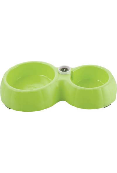 Go İthalat Mikopet Kedi Köpek Mama Su Kabı Small-Yeşil