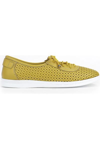 Lonza, Kadın Hakiki Deri Ayakkabı 12155 2746 Sarı