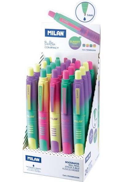 Mılan 176568920SN Compac Sunset Bas.tük Kalem 20Lİ