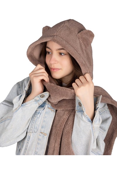 Iamokstore Ayıcık Kulaklı Peluş Şapka