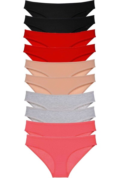 Royaleks 10 Adet Süper Eko Set Likralı Kadın Slip Külot 503 Royaleks 10 Adet Süper Eko Set Likralı Kadın Slip Külot 503