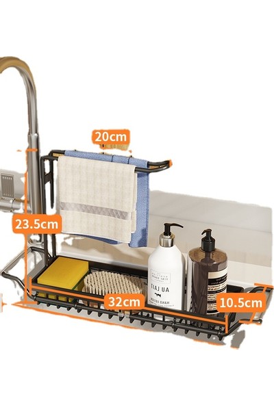 Boutique Paslı Çelik Bez Rafı Debraj Rafı Mutfak Bez Kurutma Saklama Rafı (Yurt Dışından) Boutique Paslı Çelik Bez Rafı Debraj Rafı Mutfak Bez Kurutma Saklama Rafı (Yurt Dışından)