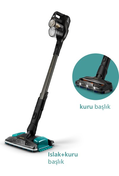 Philips XC8349/01 Aqua Plus Kablosuz Elektrikli Süpürge