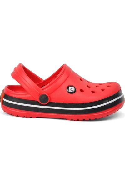 Pierre Cardin PC-6776 Kırmızı Çocuk Önü Kapalı Sabo Terlik
