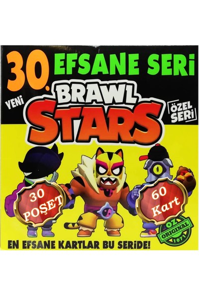 Brawl Stars Oyun Kartı 30. Seri - 30 Poşet 60 Kart - Kutusuz Brawl Stars Oyun Kartı 30. Seri - 30 Poşet 60 Kart - Kutusuz