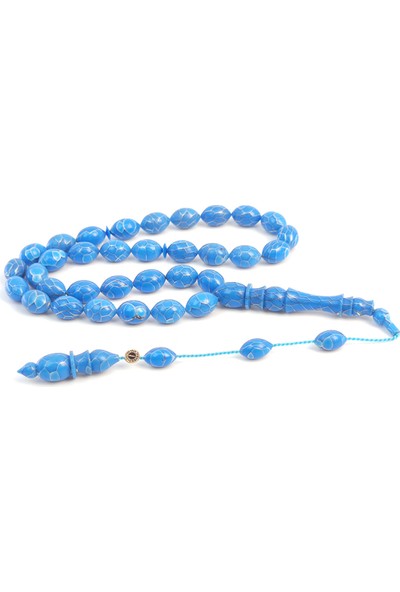 Vetesbih Sistemli Beyzi Kesim Yılan Desenli Arizona Firuze Tesbih Vetesbih Sistemli Beyzi Kesim Yılan Desenli Arizona Firuze Tesbih