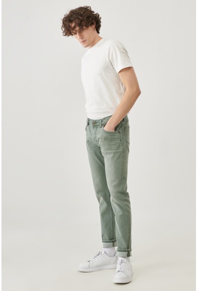 Luke Slim Fit Düşük Bel Denim Esnek Jean Kot Pantolon