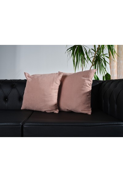ART Hage Pudra Yumuşak Hisli 4'lü Set Kırlent Kılıfı 45*45