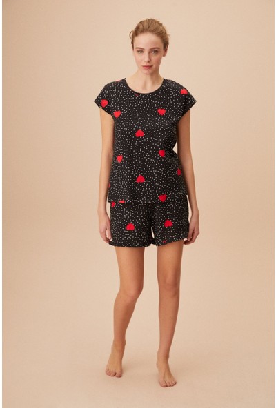 Suwen Heart Şort Takımı