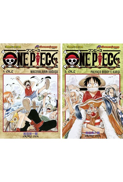 One Piece 1. ve 2. Ciltler Manga Seti - Eiiçiro Oda One Piece 1. ve 2. Ciltler Manga Seti - Eiiçiro Oda
