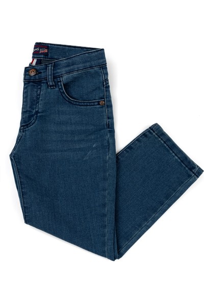 U.S. Polo Assn. Erkek Çocuk Mavi Denim Pantolon