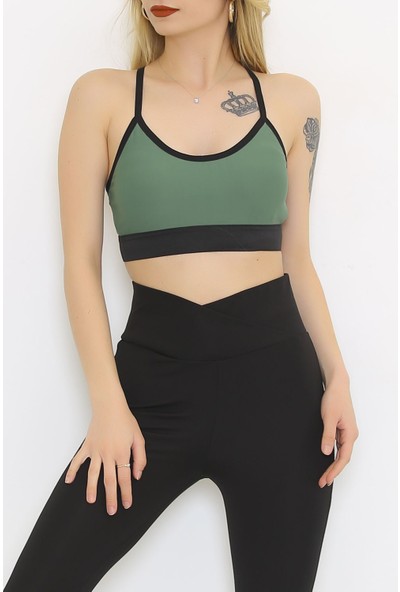 Ip Askılı Sporcu Büstiyer Açıkhaki - 9021.125.