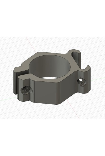 Yzcstore Picatinny El Feneri Tutucu - 28MM Plastik Aparat