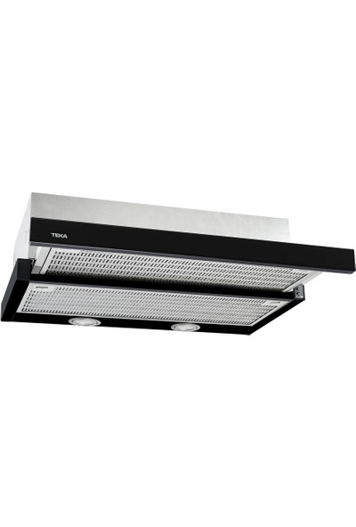 Teka CNL 6400 Sürgülü Aspiratör 385 m³/h Siyah 60 cm 40436802 Teka CNL 6400 Sürgülü Aspiratör 385 m³/h Siyah 60 cm 40436802