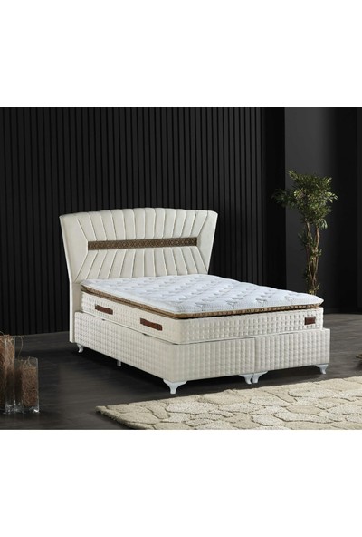 Bubu Home Royal 140X190 Baza+Yatak+Başlık Organik Ortopedik Set Bubu Home Royal 140X190 Baza+Yatak+Başlık Organik Ortopedik Set