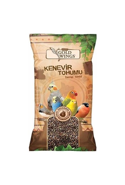 Gold Wings Kenevir Kuş Yemi 200 gr Gold Wings Kenevir Kuş Yemi 200 gr