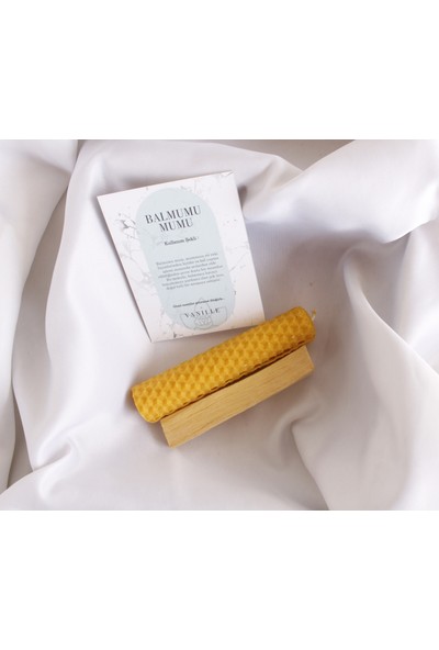 Vanille Palo Santo Tütsü - Balmumu (5 Adet Stick Tütsü Hediye) Vanille Palo Santo Tütsü - Balmumu (5 Adet Stick Tütsü Hediye)
