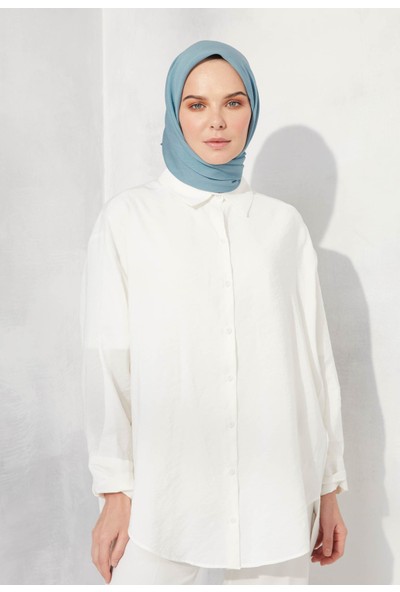 Fresh Scarfs Indigo Modal İpek Eşarp - Indigo Fresh Scarfs Indigo Modal İpek Eşarp - Indigo