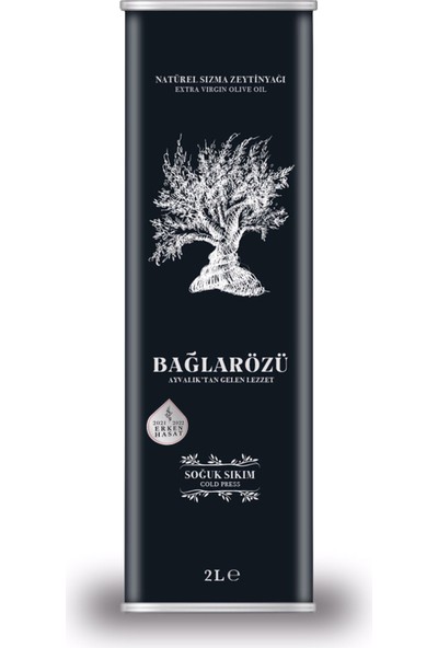 Bağlarözü Iyi Tarım Sertifikalı 2021/2022 Erken Hasat Soğuk Sıkım Natürel Sızma Zeytinyağı 2 Lt Bağlarözü Iyi Tarım Sertifikalı 2021/2022 Erken Hasat Soğuk Sıkım Natürel Sızma Zeytinyağı 2 Lt