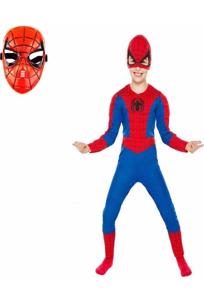 Spiderman Kostümü Örümcek Adam Kostümü 2 Maskeli Spiderman Kostümü Örümcek Adam Kostümü 2 Maskeli