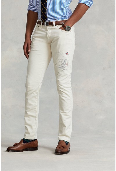 Polo Ralph Lauren Slim Fit Yelken Temalı Jeans Polo Ralph Lauren Slim Fit Yelken Temalı Jeans