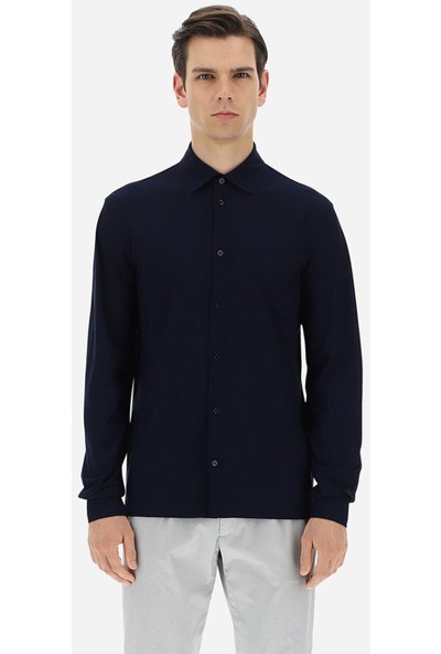 Herno Regular Fit Örgü Gömlek Herno Regular Fit Örgü Gömlek