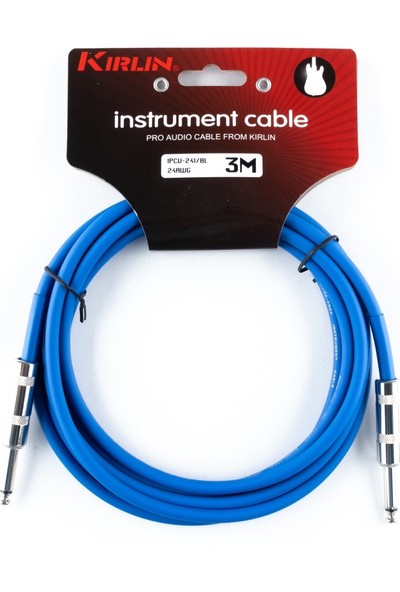 Kirlin IPCV-241BL 3 Metre Enstrüman Kablosu Mavi Kirlin IPCV-241BL 3 Metre Enstrüman Kablosu Mavi