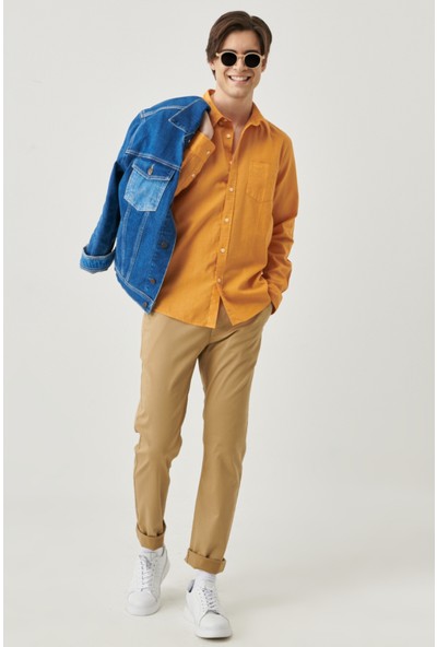 Wrangler Slim Fit Dar Kesim Chino Pantolon