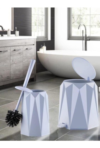 2 Li Banyo Temizlik Seti (Beyaz)