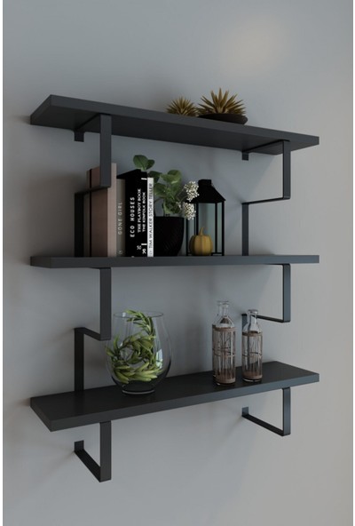 Miray Dekoratif Metal Ayaklı Duvar Rafı Saksılık Banyo Mutfak Saksılık Siyah Miray Dekoratif Metal Ayaklı Duvar Rafı Saksılık Banyo Mutfak Saksılık Siyah