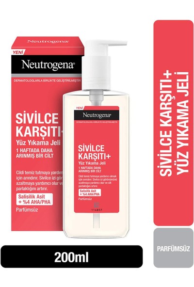 Neutrogena Sivilce Karşıtı Temizleme Jeli 200 Ml