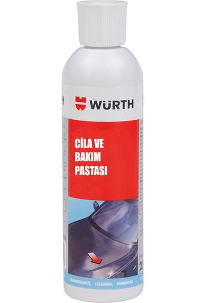 Würth Boya Koruyucu Cila ve Bakım Pastası 250 ml
