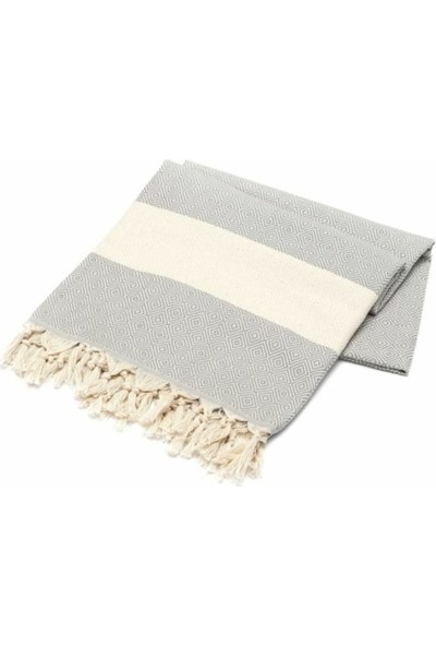 Babylee Havlu Elmas Peştemal Gri