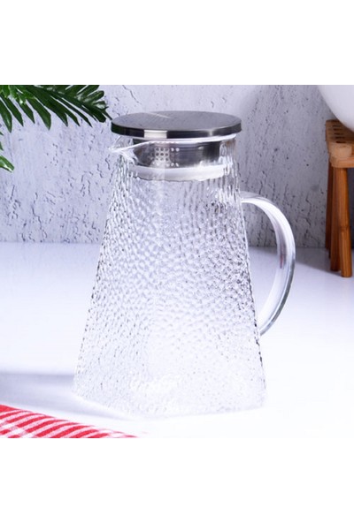 Üzüm Yaprağı Cam Sürahi