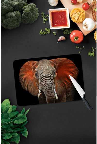 Devr-i Alem Cam Kesme Tahtası | Kesme Tahtası | Cam Kesme Tablası |sunum Tablası