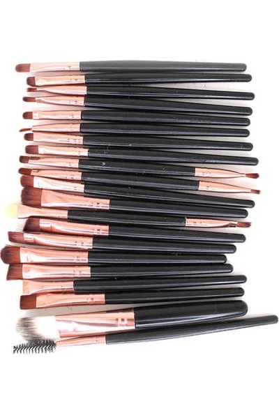 Rose 20'li Fırça Seti Siyah