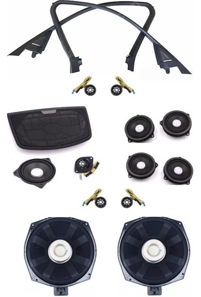 Autogp Bmw 3 Serısı F30 15 Parça Hoparlör Setı ve Harman Tweeter & Orta Kapak Setı Autogp Bmw 3 Serısı F30 15 Parça Hoparlör Setı ve Harman Tweeter & Orta Kapak Setı
