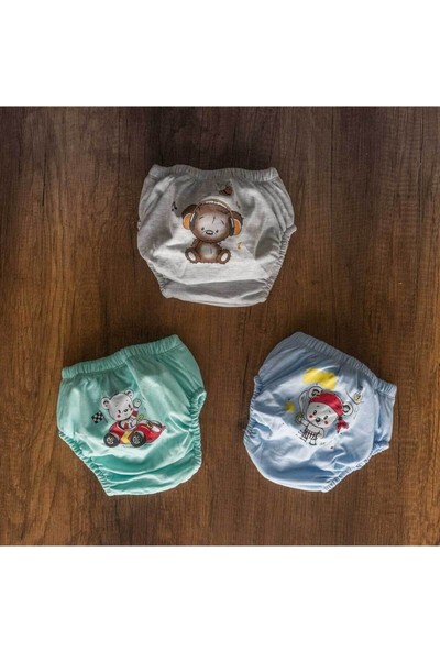 Story Baby Erkek Bebek Tuvalet Alıştırma Külodu 3'lü Set (16-20KG)