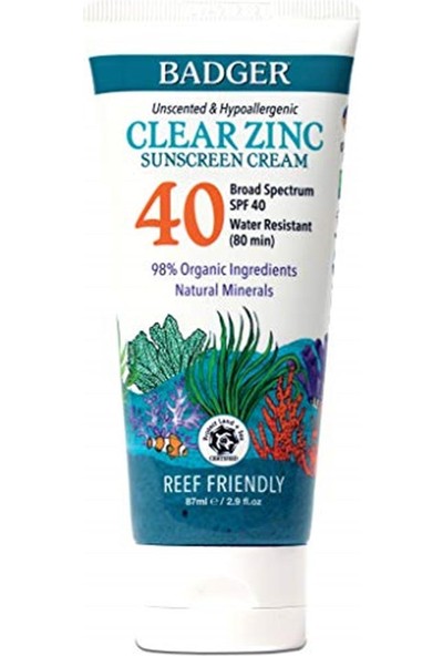 Badger Sport Mineral Güneş Koruyucu Spf40+ Krem 87 Ml