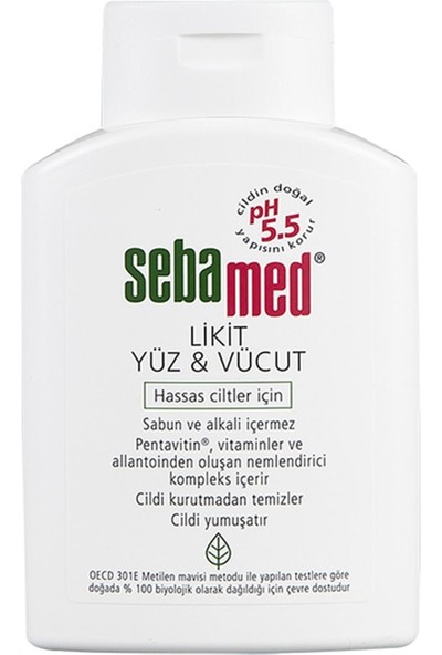 Sebamed Likid Yüz & Vücut Temizleyici 200 Ml