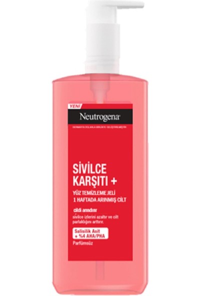 Neutrogena Sivilce Karşıtı Temizleme Jeli 200 Ml