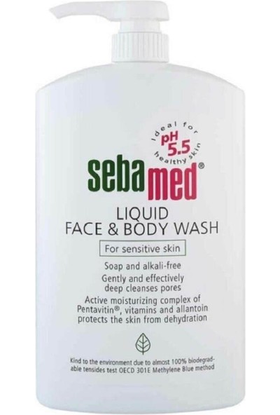 Sebamed Yüz & Vücut Temizleyici Jel 1000 Ml