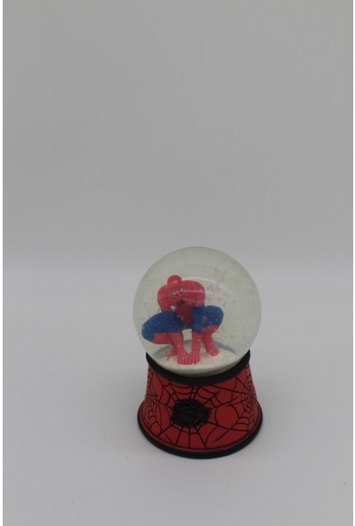 Orta Boy Örümcek Adam Temalı Kar Küresi