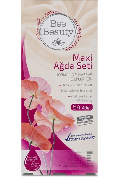 Bee Beauty Bant Ağda Maxi Kit 54'lü Bee Beauty Bant Ağda Maxi Kit 54'lü