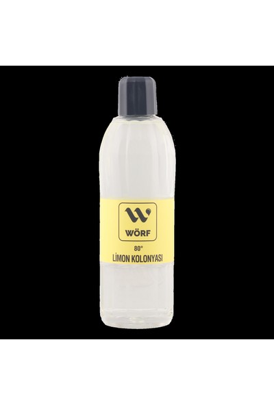 Wörf Limon Kolonyası 80 Derece 400 ml Pet Şişe