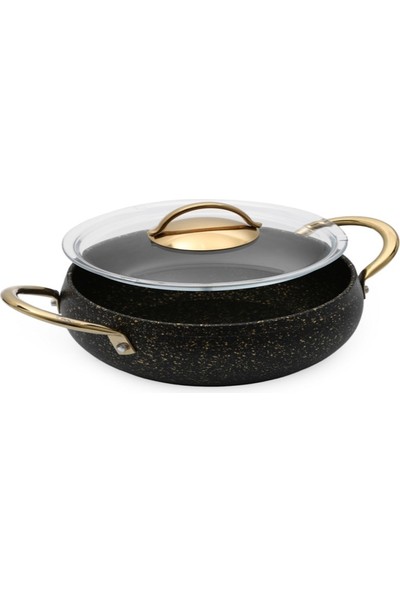 Alkar Çelik Saplı 3 Lü Güveç Set -Siyah