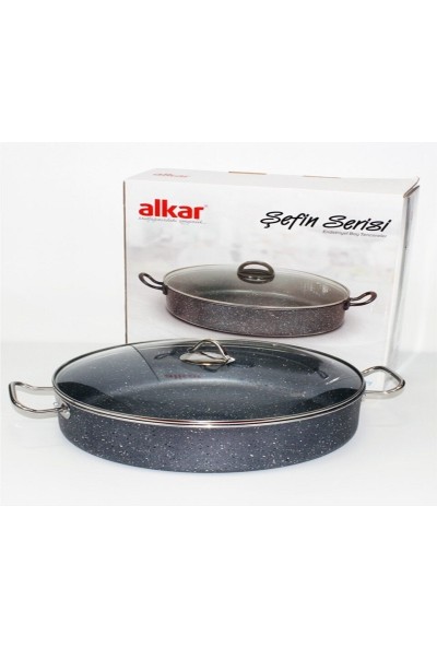 Alkar Granit Şefin Serisi Kısa Tencere 36CM