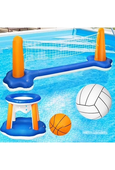 Açık Su Şişme Voleybol Spor Oyuncak Mavi (Yurt Dışından)