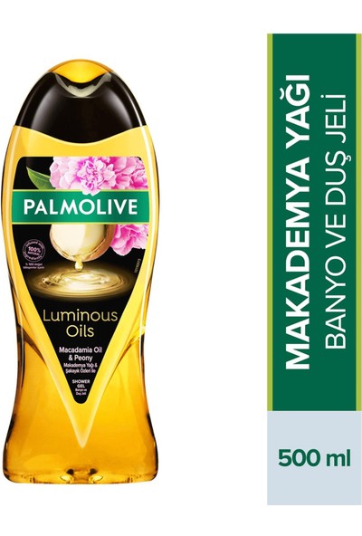 Palmolive Luminous Oils Macademia Duş Jeli 500 ml Palmolive Luminous Oils Macademia Duş Jeli 500 ml